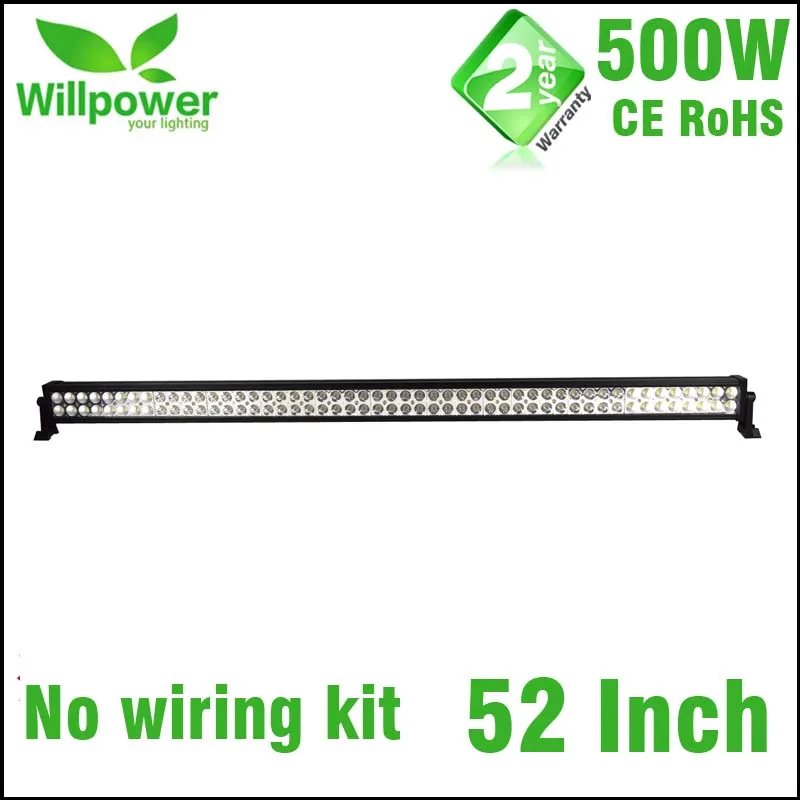 Barra de luces led de alta potencia de 52 pulgadas, 500W, doble fila ...