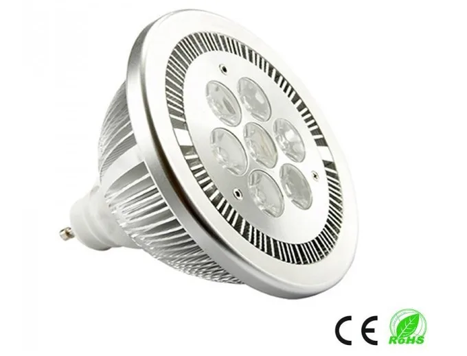 Promotions!7w Led Ar111 Gu10 Bulbs Lamp Spotlight 85-265vac 6500k Cool ...