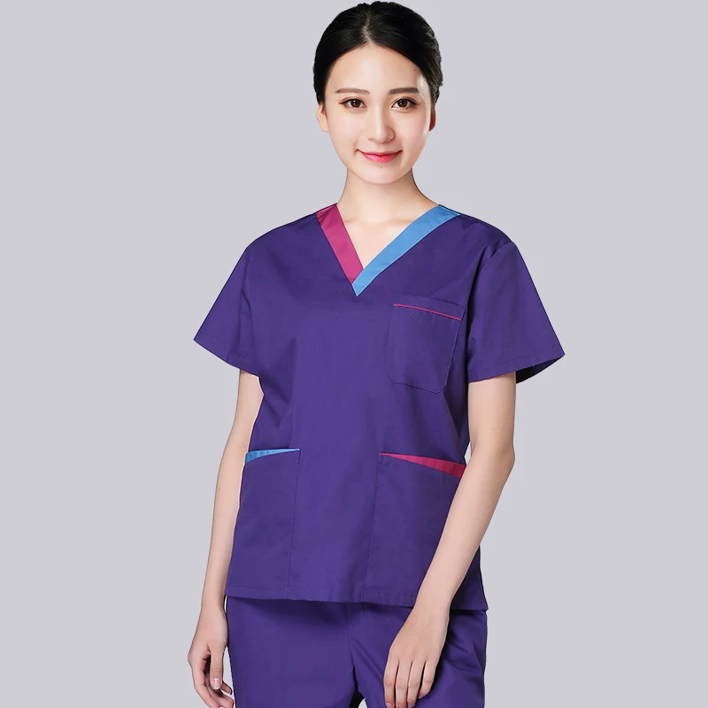 Meidcal scrub suit Hospital surgical clothing doctors nurse Isoiation ...