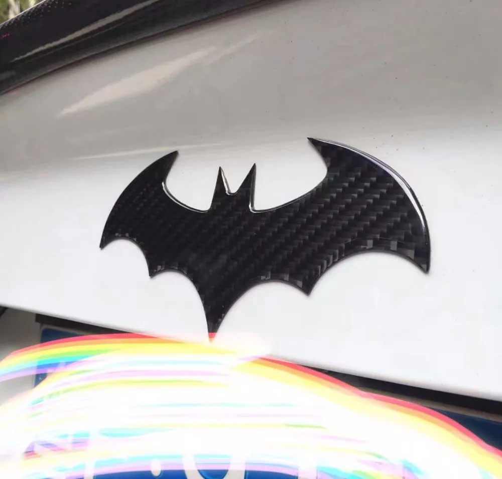 Car Carbon Fiber Bat Sticker Decal For Car Truck SUV Auto Bumper ...