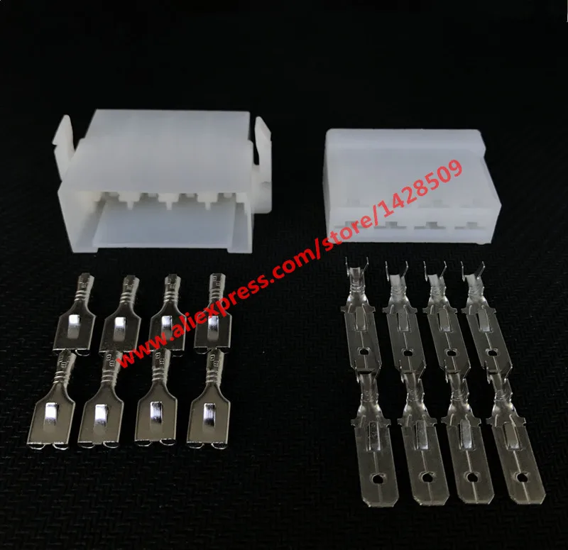 1 Set 8 Pin 163007 280430 Amp/tyco Auto Plug Female Male Automotive ...