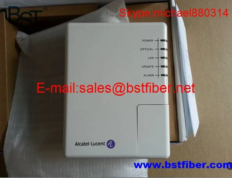 Original new I 010G P GPON ONU Alcatel Lucent Bell Optical Network ...