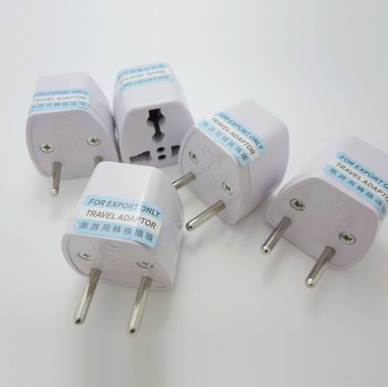 USA AU CN to European EU AC Plug Power Adapter Converter 250V For ...