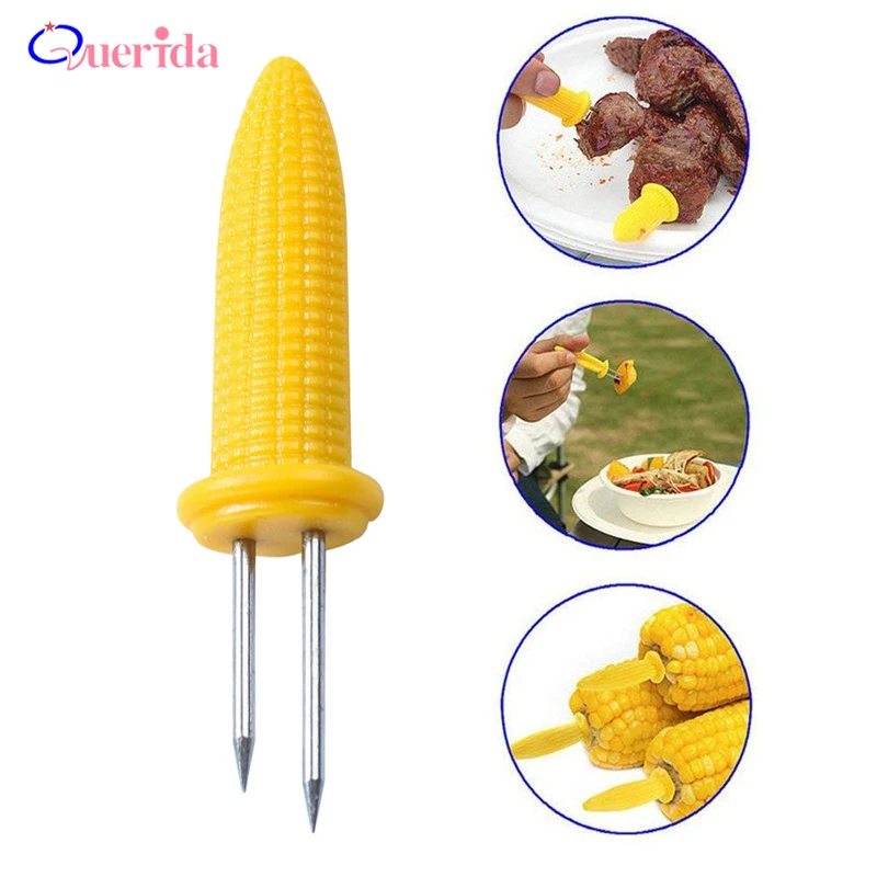 20/50/100pcs/set Handle Pp Corn Fork Corn Holders Skewers Needle Fork ...