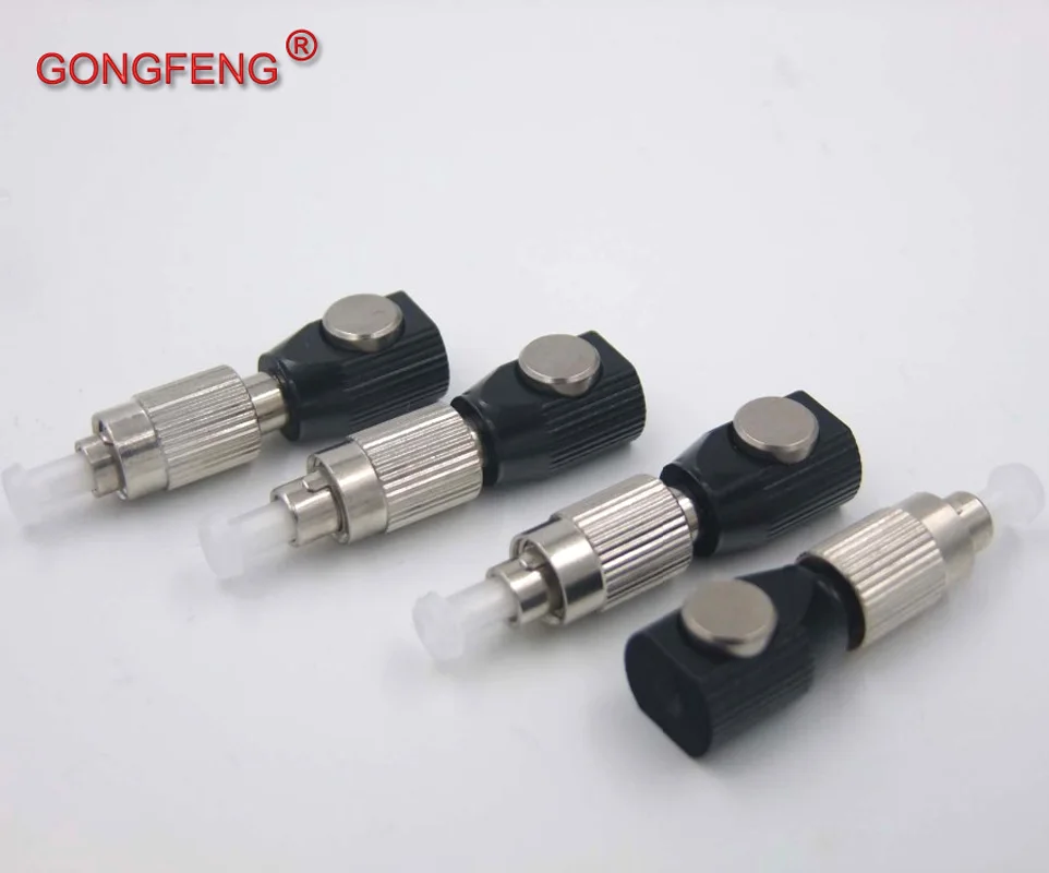 GONGFENG 10 шт. FC Серебряный Круглый голый оптоволоконный фланец временный переходник OTDR тест ...