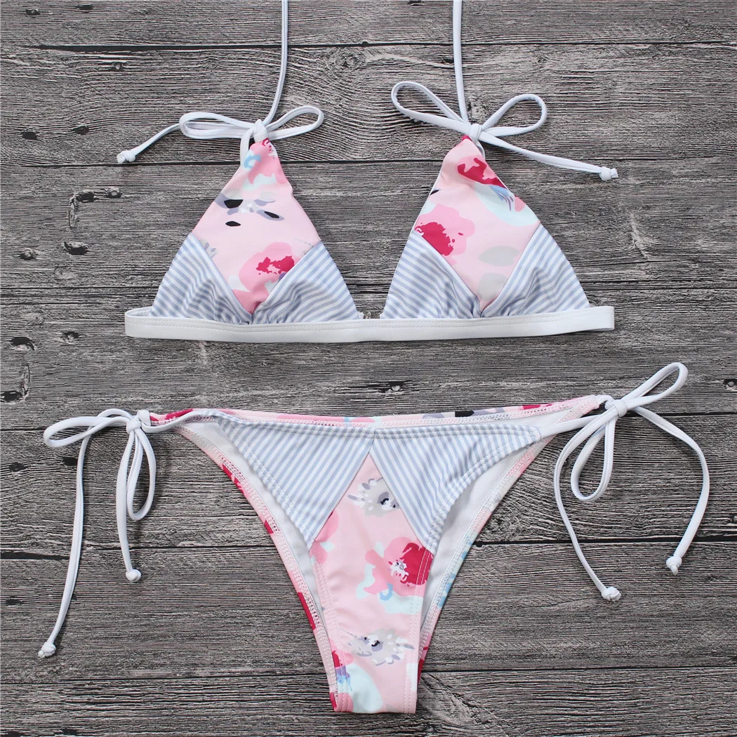 Bathers Trikini 2018 Bikini Set Brazilian Sexy Swimwear Women String