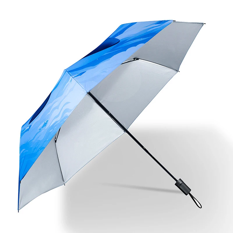 Yada синий мультяшный морской Кит зонтик «сделай сам дождь женский УФ Высокое качество летний