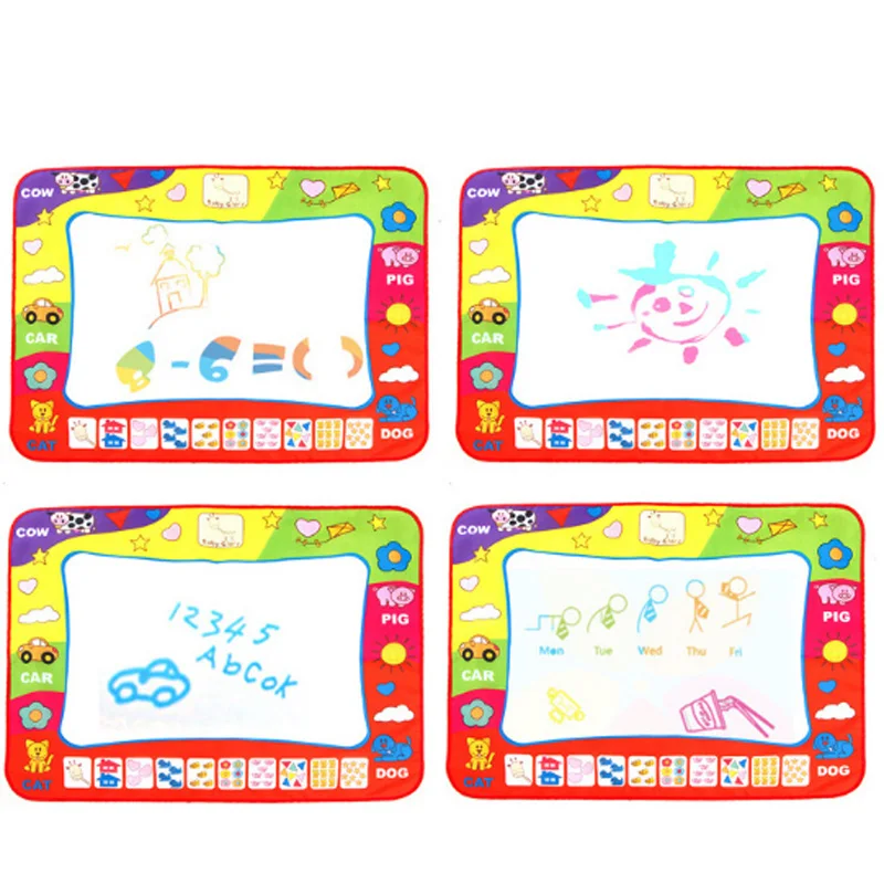 Baby Play Drawing Mat With Magic Water Pen Funny Perfect Outdoor ...