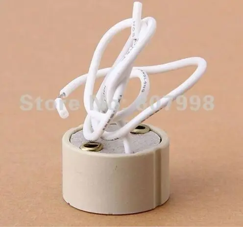 Free ship, GU10 Socket Ceramic LED Halogen Bulb Lamp Light Holder Base ...
