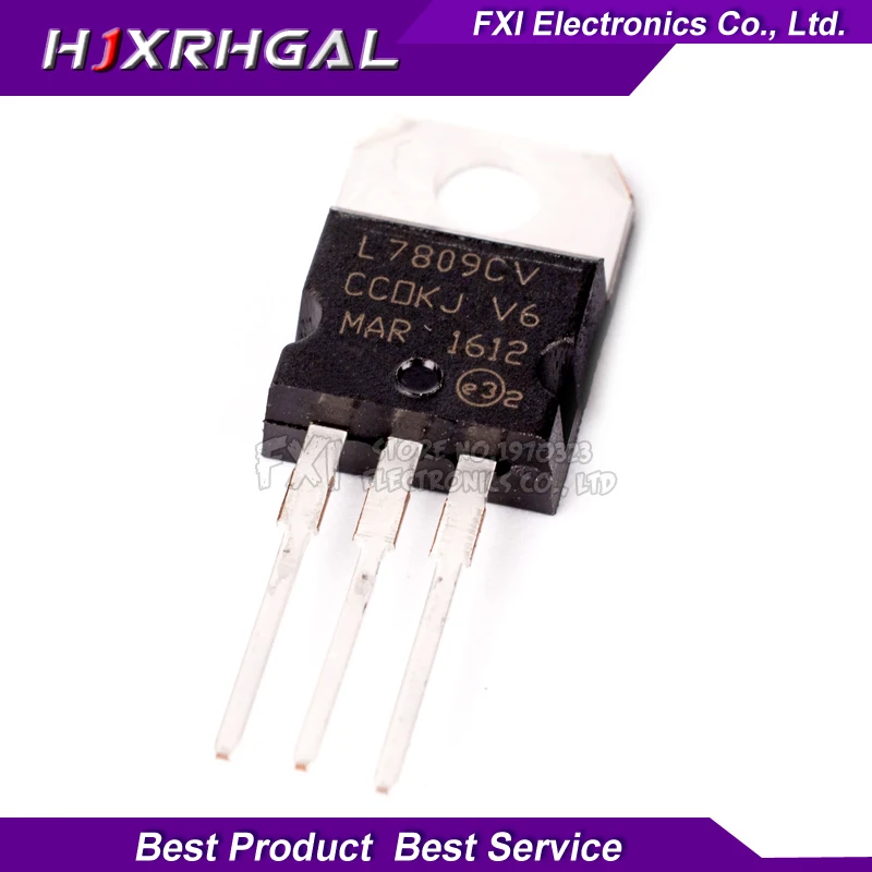100pcs L7809cv To220 L7809 To-220 7809 Lm7809 Mc7809 Stabilivolt ...