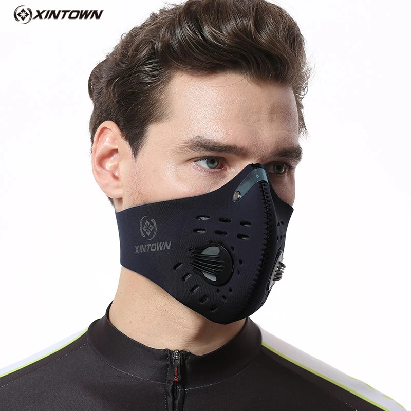 XINTOWN Men Women Cycling Face Mask Activated Carbon Dust proof Anti ...