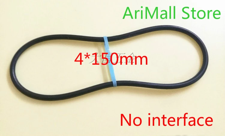 20pcs Perimeter 150mm Motor model rubber round pulley round belt drive ...