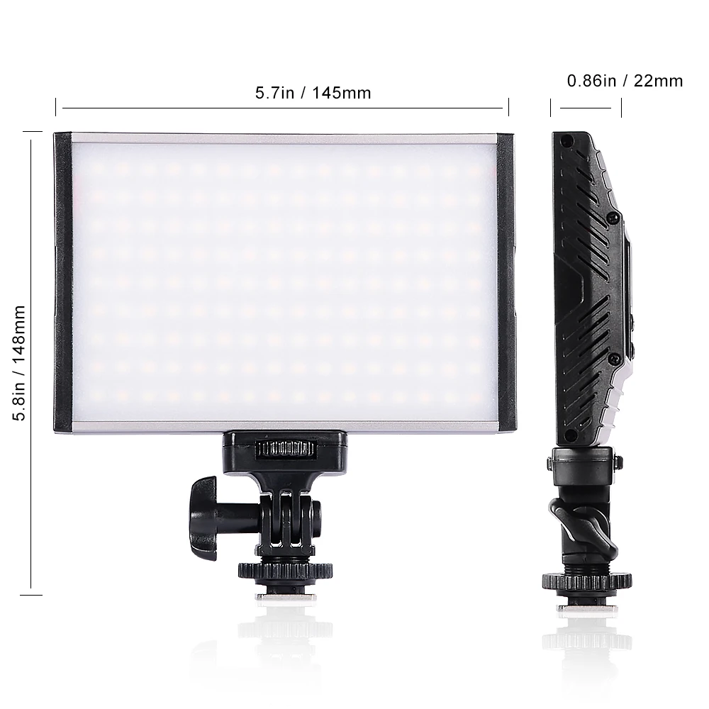 light and thin 3200 5600K, LCD, 15W, 144 Beads LED Video Light Lamp for ...