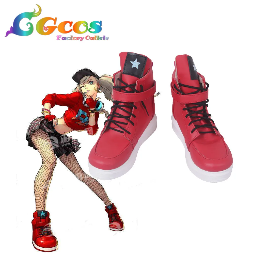 Free Shipping Cosplay Shoes Persona 5 P5 Anne Takamaki Panther Boots ...