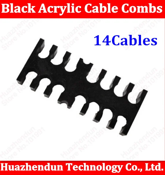 High Quality Black Acrylic Cable Combs for 3mm Cables 14(6+8) Cable ...