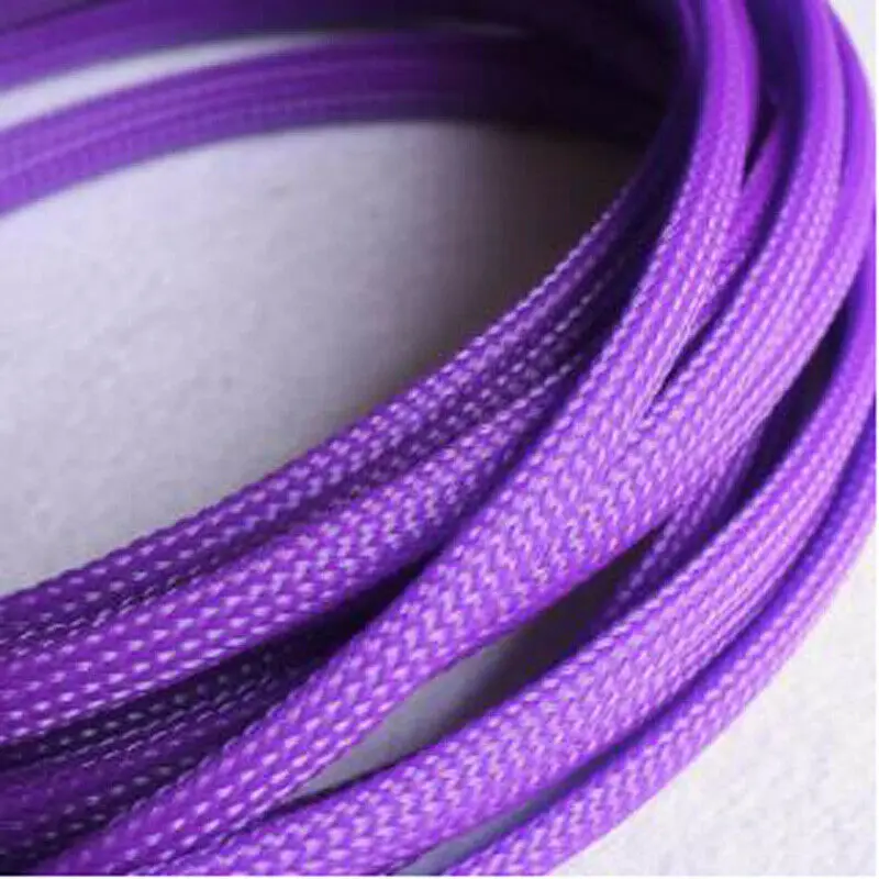 Purple-Snakeskin-Mesh-Wire-Protecting-Cable-Sleeves-3-25mm-Nylon-Tight ...
