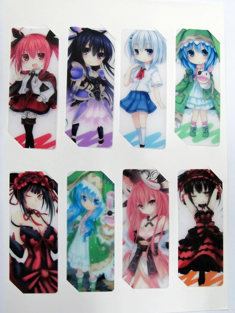 date a live Bookmark Shiro Sora anime bookmarks study stationery 8 ...