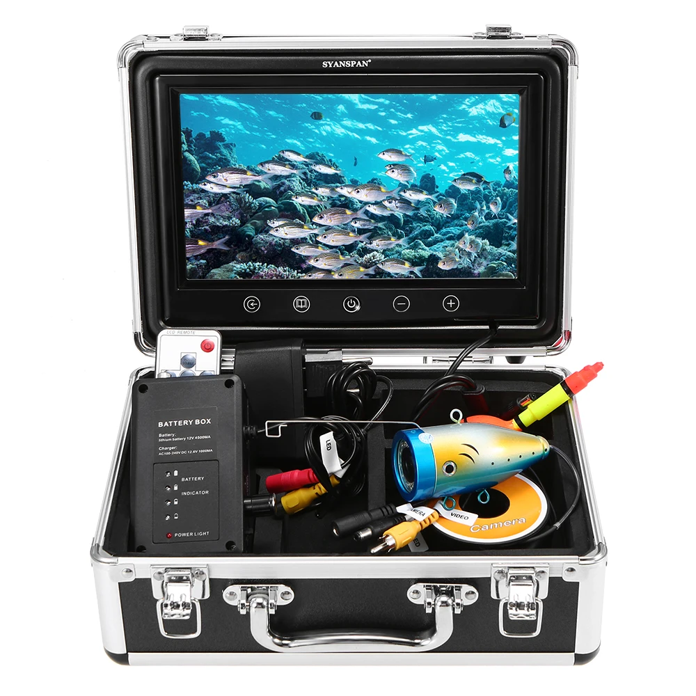 Tragbare 7Inch Monitor 1000TVL Wasserdichte Unterwasser Angeln Kamera ...