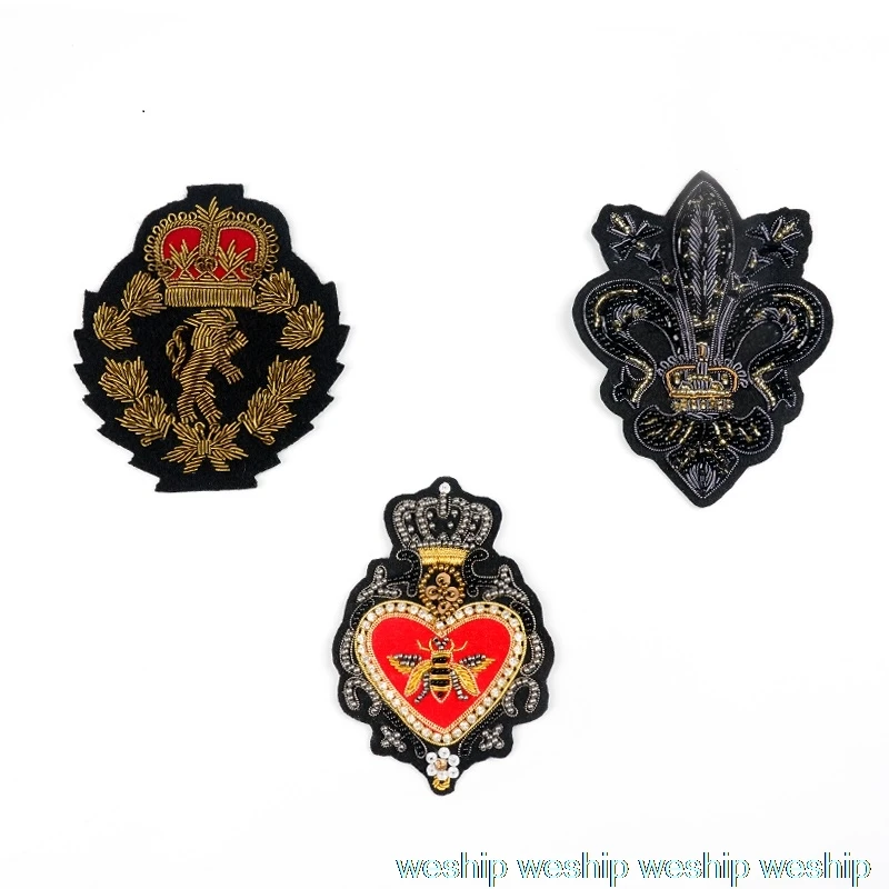 Diy New 3d Hand Embroidery Patch Punk Locomotive Wear Embroiderd Metal ...