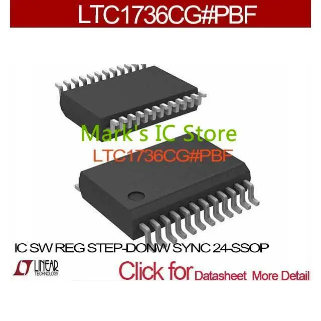 LTC1736CG#PBF IC SW REG STEP DONW SYNC 24 SSOP LTC1736CG 1736 LTC1736 ...