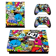 Graffiti Booming Skin Sticker Decal For Microsoft Xbox One X Console ...