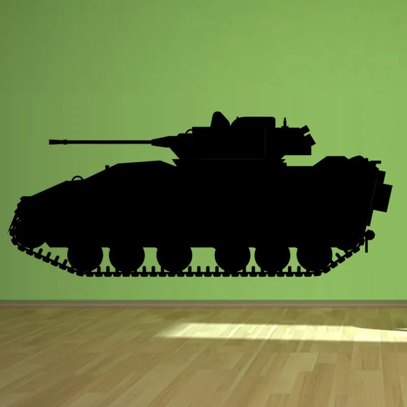 Military-Series-Special-Designed-Vinyl-Wall-Sticker-Weapon-Army-Tank ...