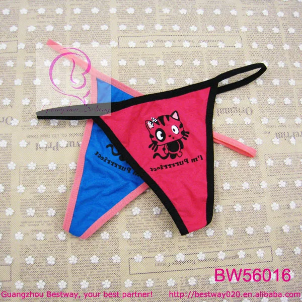 Free shipping 10 pack Sexy cute g string for school girls on Aliexpress ...