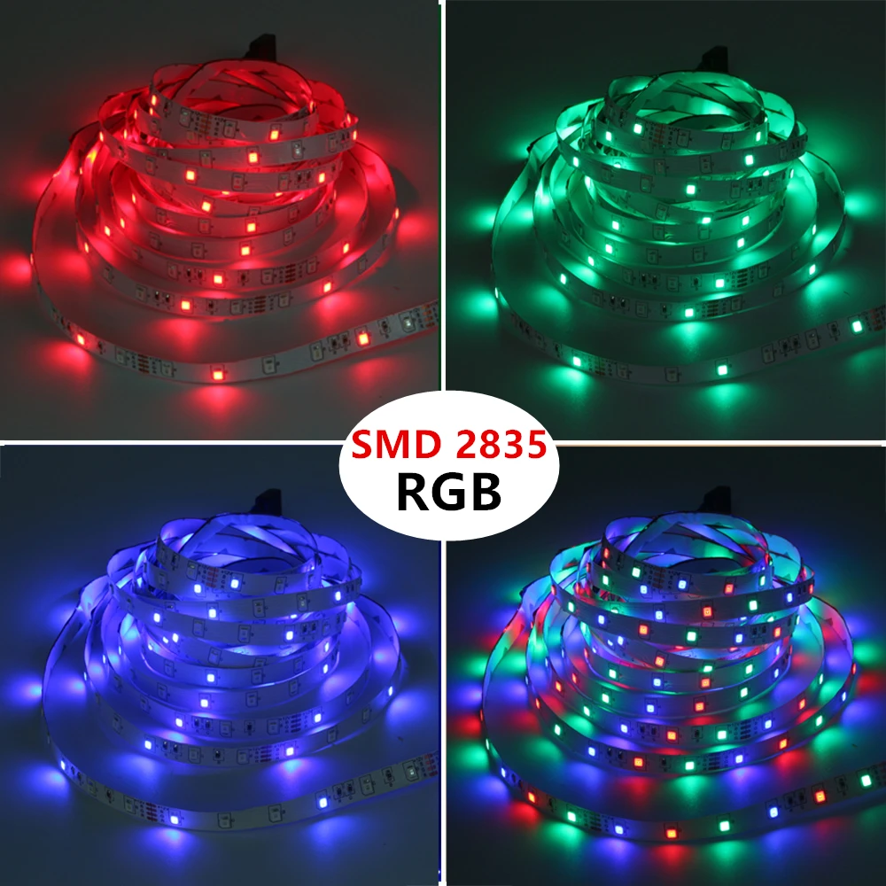 5M LED Strip SMD 2835 5050 led strip light waterproof RGB strip ...