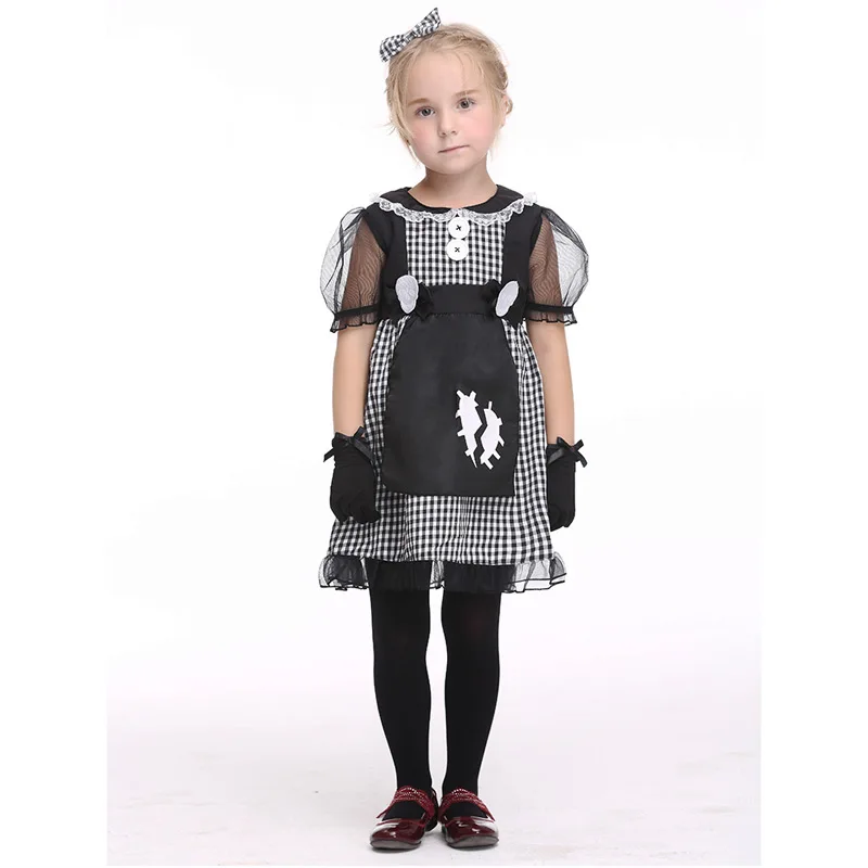 Halloween Costumes for Kids Cosplay gloves Headdress hat dress Stage ...