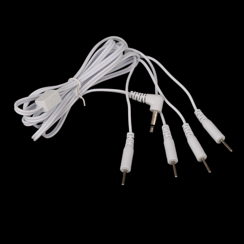 3.5mm Plug 2/4 Way TENS Electrode Cable Leading Wire for Digital ...
