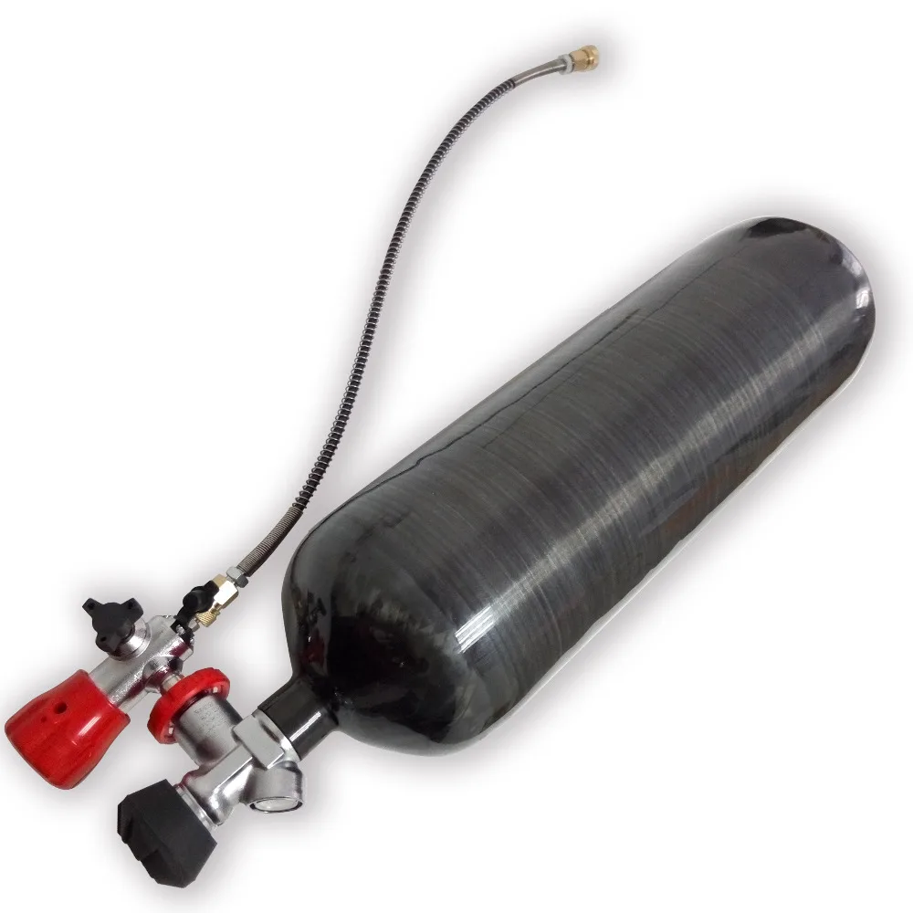 AC368301 6.8L Paintball Tank Pcp Air Tank Valve Diving Bottle Rifle ...
