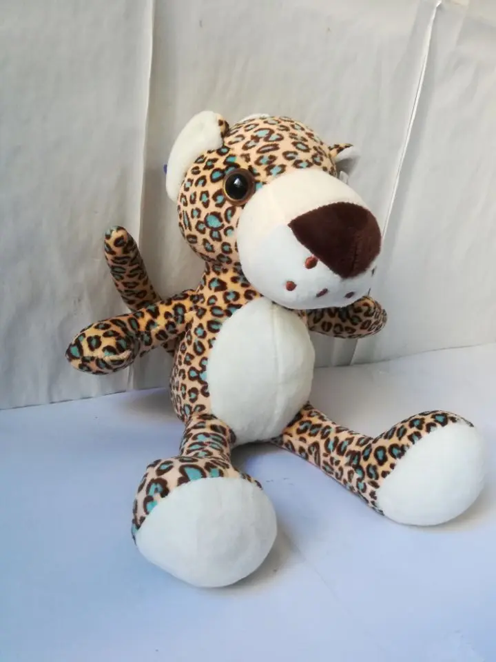 about 28cm cute cartoon jungle leopard soft doll plush toy kid's toy ...