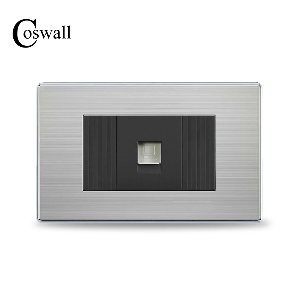 Aliexpress.com : Buy COSWALL Luxury Wall Single Computer Outlet RJ45 ...