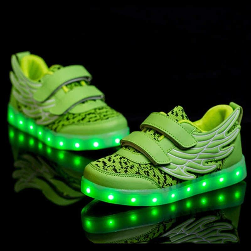 Super Star Children Lighting Shoes With Lights For Kids New Fashion ...