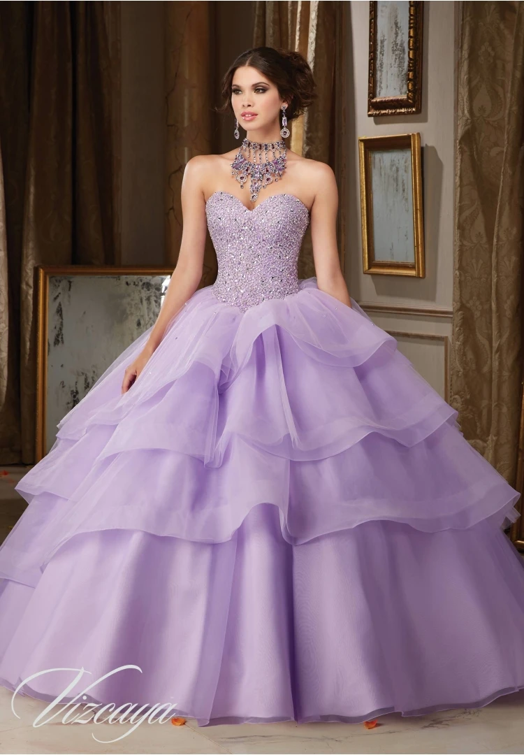 Lavanda Vestidos Quinceanera vestido debutante 15 anos barato Querida ...