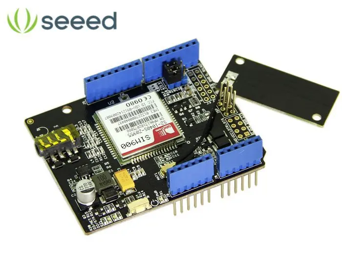 Seeed Studio GPRS/GSM Shield V2.0 Hook your Arduino/Arduino Mega up to ...