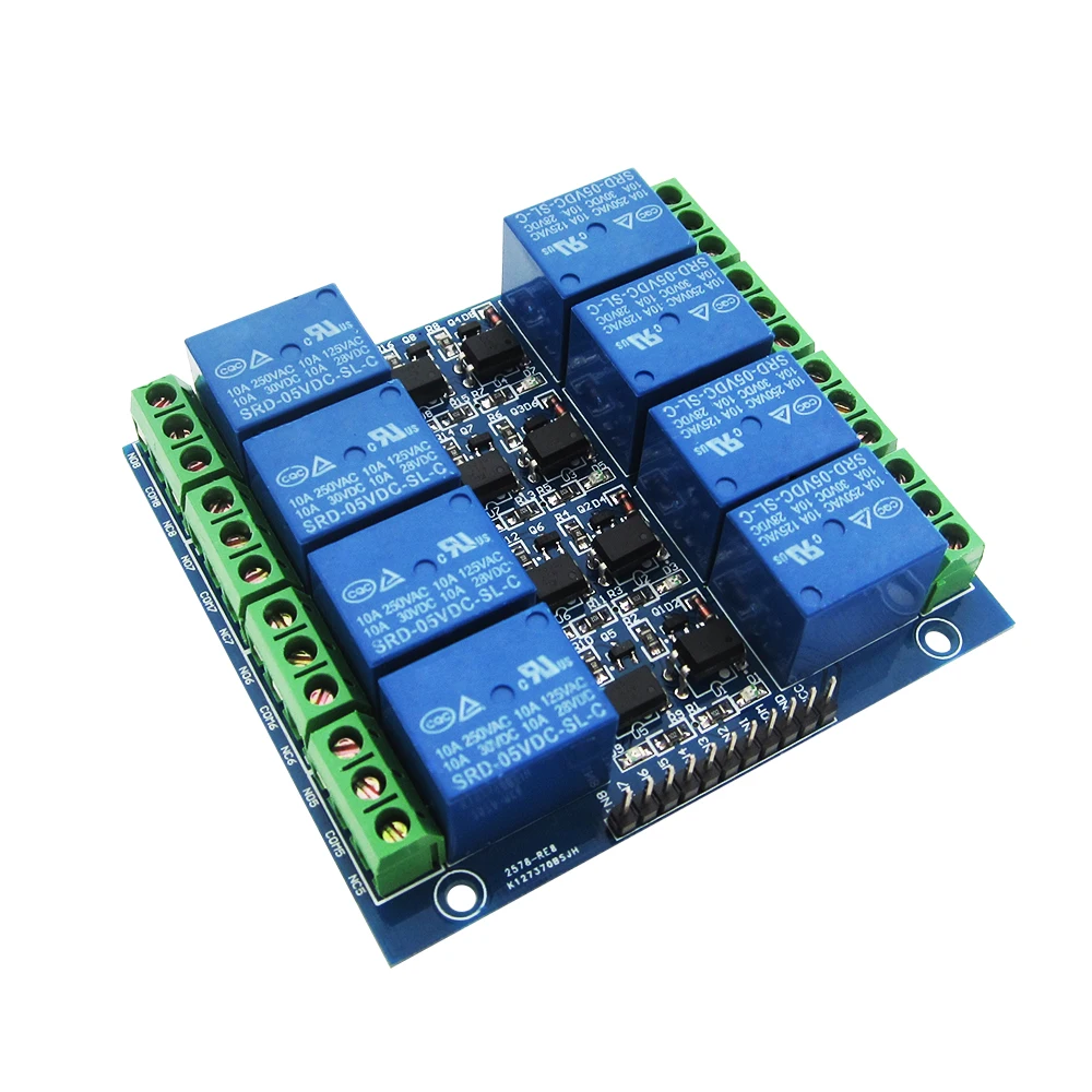 10pcs 5V 10A 8 Channel Relay Module-in 3D Printer Parts & Accessories ...