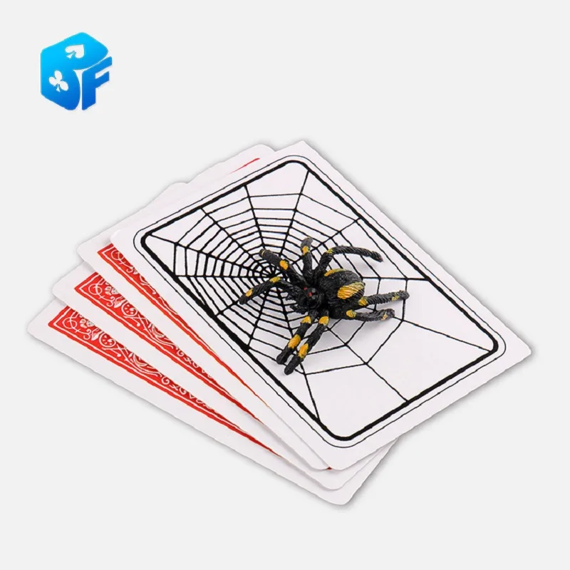 Spider card spider and the web / cards /magic tricks magic props|magic ...