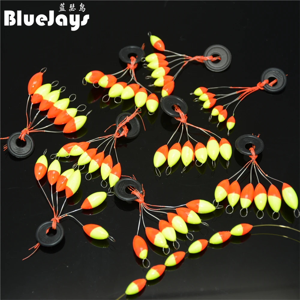 240pcs-lot-Olives-Fishing-Floats-light-Floats-bobbers-Electric-Floats ...