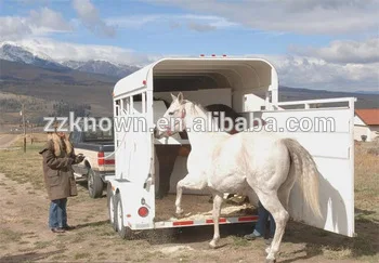2 horse straight load horse trailer standard miniature horse trailer ...