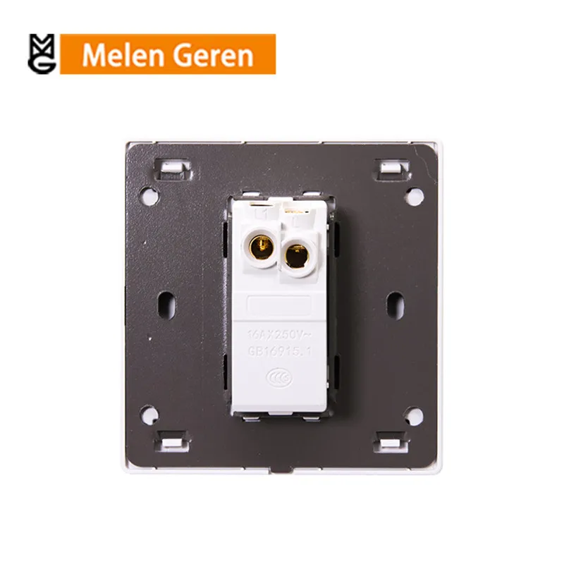 1 Gang 2 Way Rocker Push Button Switches AC 220V 10A 86 type Home Wall ...