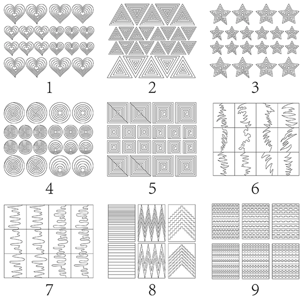 Printable French Tip Template