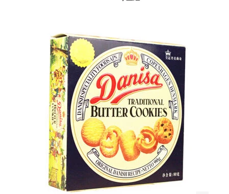 Indonesia imported biscuits Danisa / Danish Crown boxed cookies flavor ...