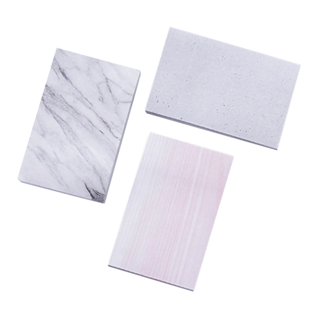 Creative Marble Stone Color Sticky Note Memo Pad Office Planner Sticker ...