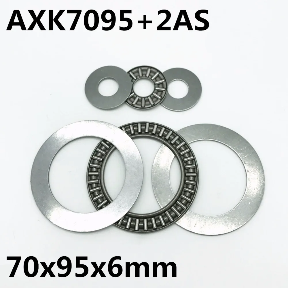 2pcs Axk7095+2as Thrust Needle Roller Bearing 70x95x4 Mm Thrust Bearing ...