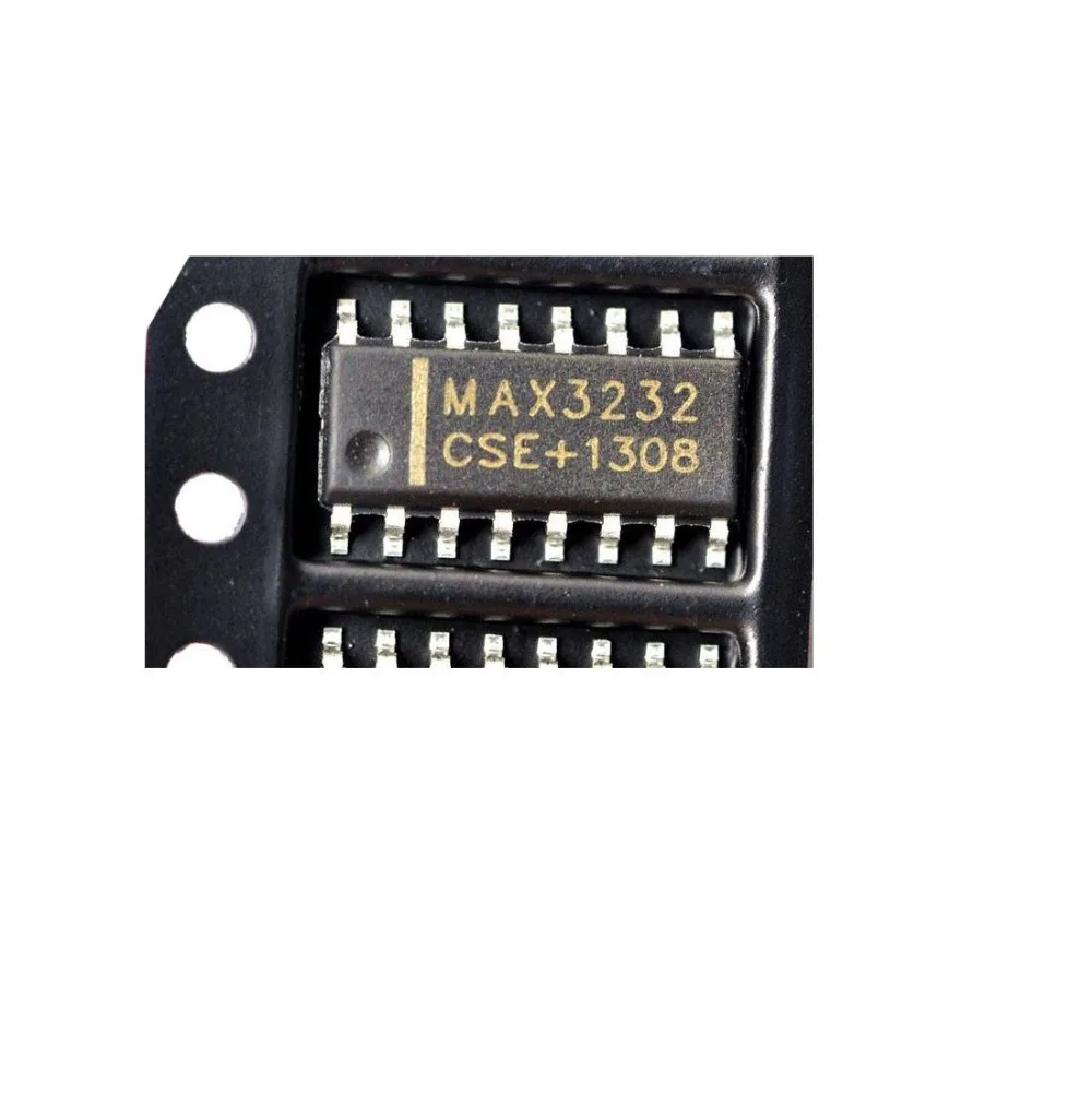 20 pces max3232cse max3232 max3232ese sop 16 RS 232 interface ic 3 5.5v multich linha driver ...