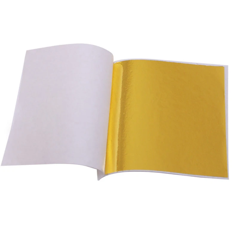 Gold Leaf 1000 sheets Gilding Decoration Foil Sheet Decor Foil Golden ...