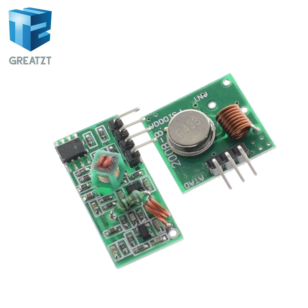 Greatzt Smart Electronics 433mhz Rf Transmitter And Receiver Module