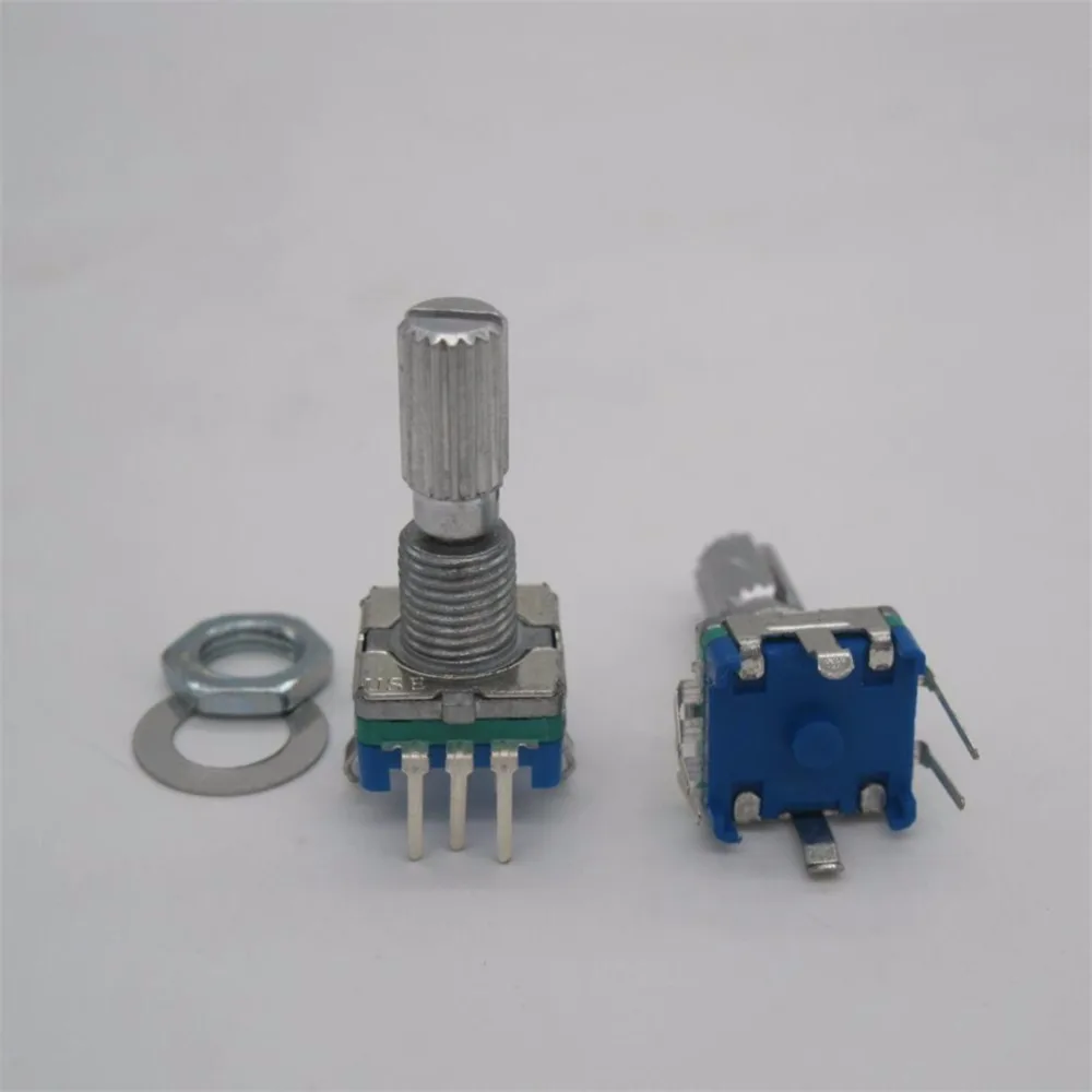 10pcs Rotary Encoder With Switch Ec11 Audio Digital Potentiometer 20mm ...