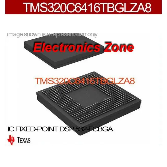 TMS320C6416TBGLZA8 IC FIXED POINT DSP 532 FCBGA TMS320C6416TBGLZA8 6416 ...